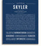 Skyler (male) | Name Art Print – Name Stories