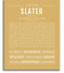 Slater | Name Art Print – Name Stories