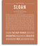 Sloan | Name Art Print – Name Stories