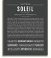 Soleil | Name Art Print – Name Stories