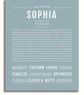 Sophia | Name Art Print – Name Stories