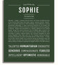 Sophie | Name Art Print - Personalized Custom Gifts – Name Stories