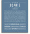 Sophie | Name Art Print – Name Stories