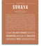 Soraya | Name Art Print – Name Stories