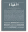 Stacey | Name Art Print – Name Stories