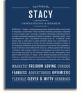 Stacy | Name Art Print – Name Stories