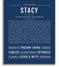 Stacy | Name Art Print – Name Stories