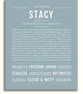 Stacy | Name Art Print – Name Stories
