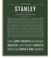 Stanley | Name Art Print – Name Stories