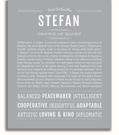 Stefan | Name Art Print – Name Stories