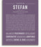 Stefan | Name Art Print – Name Stories