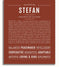 Stefan Personalized Name Meaning Art Prints – Name Stories
