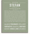 Stefan Personalized Name Meaning Art Prints – Name Stories