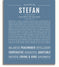 Stefan | Name Art Print – Name Stories
