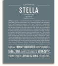 Stella | Name Art Print – Name Stories