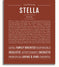 Stella | Name Art Print – Name Stories