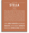Stella Personalized Name Meaning Art Prints – Name Stories