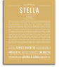 Stella Personalized Name Meaning Art Prints – Name Stories