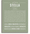 Stella Personalized Name Meaning Art Prints – Name Stories