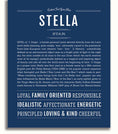 Stella | Name Art Print – Name Stories