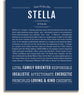 Stella Personalized Name Meaning Art Prints – Name Stories