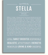 Stella | Name Art Print – Name Stories