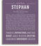 Stephan | Name Art Print – Name Stories