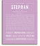 Stephan | Name Art Print – Name Stories