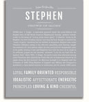Stephen | Name Art Print – Name Stories