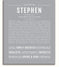 Stephen | Name Art Print – Name Stories