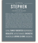 Stephen | Name Art Print – Name Stories