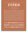 Stephen | Name Art Print – Name Stories