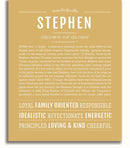 Stephen | Name Art Print – Name Stories
