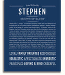 Stephen | Name Art Print – Name Stories