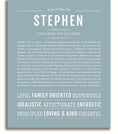 Stephen | Name Art Print – Name Stories