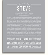 Steve | Name Art Print – Name Stories