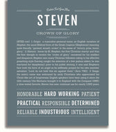 Steven | Name Art Print – Name Stories