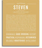 Steven | Name Art Print – Name Stories