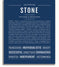 Stone | Name Art Print – Name Stories