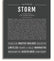 Storm | Name Art Print – Name Stories