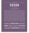 Susan | Name Art Print – Name Stories