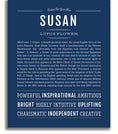 Susan | Name Art Print – Name Stories
