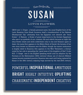 Susan | Name Art Print – Name Stories