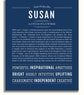 Susan | Name Art Print – Name Stories