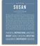 Susan Personalized Name Meaning Art Prints – Name Stories