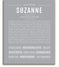 Suzanne | Name Art Print – Name Stories