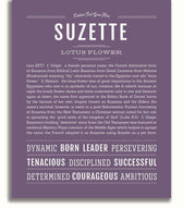 Suzette | Name Art Print – Name Stories