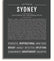 Sydney | Name Art Print – Name Stories
