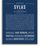 Sylas | Name Art Print – Name Stories