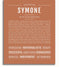 Symone | Name Art Print – Name Stories